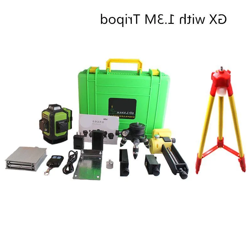 Professional 4D 16 Line Green Laser Level - 360° Self Leveling Cross ...
