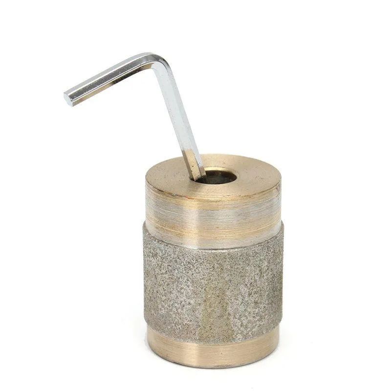 Glass Shaping Tools 1'' Gel Bit Brass Head Glass Grinder For Stained ...
