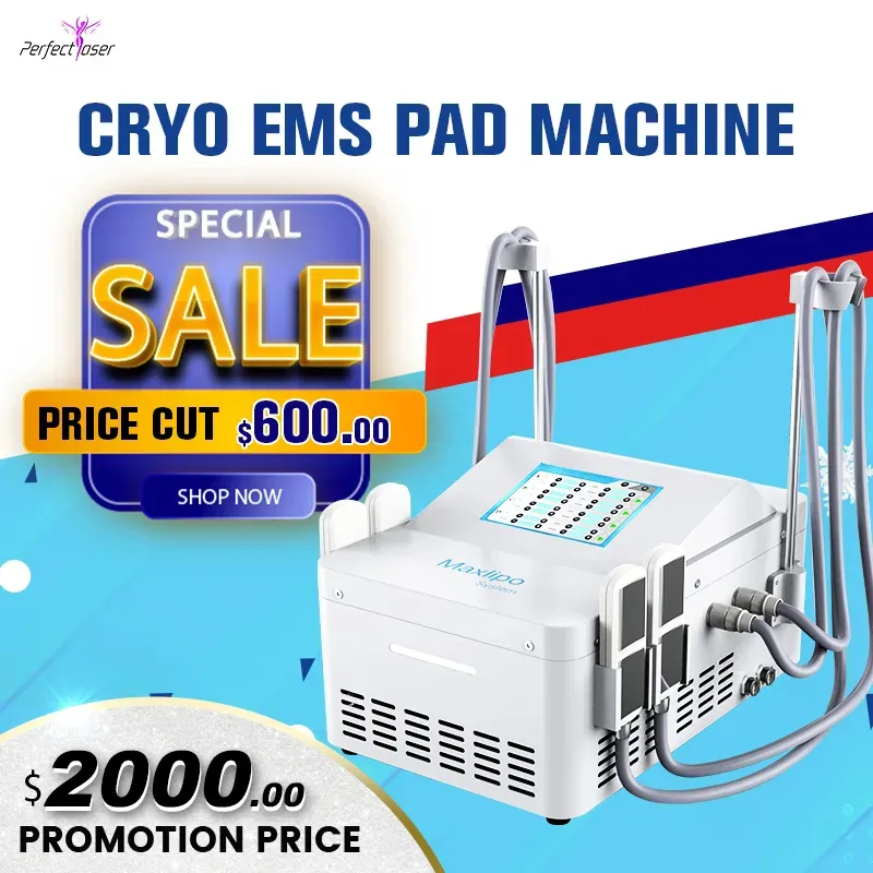 Portable EMS Slimming Machine with Cryolipolysis and Muscle Stimulation ...