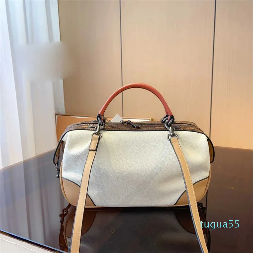 Designer Small Boston Bag: Women's 2024 Leather Handbag, Stylish Travel ...