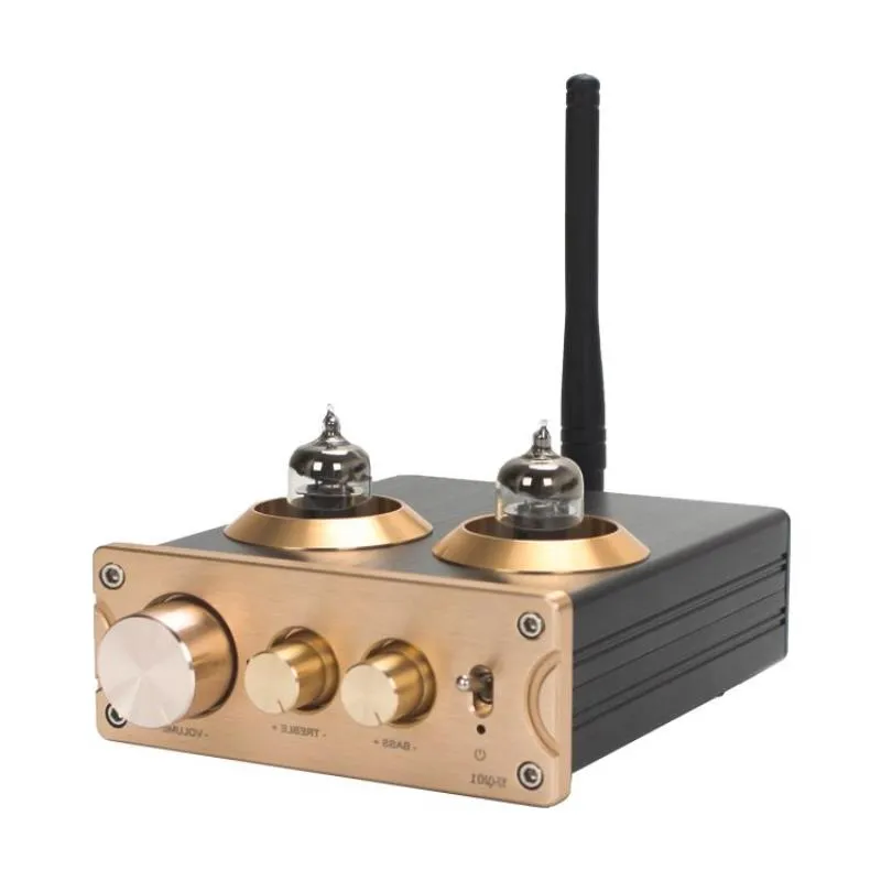 Bluetooth 50 Tube PreAmplifier 6J1 Vacuum Tube Amp Preamp DIY Stereo ...