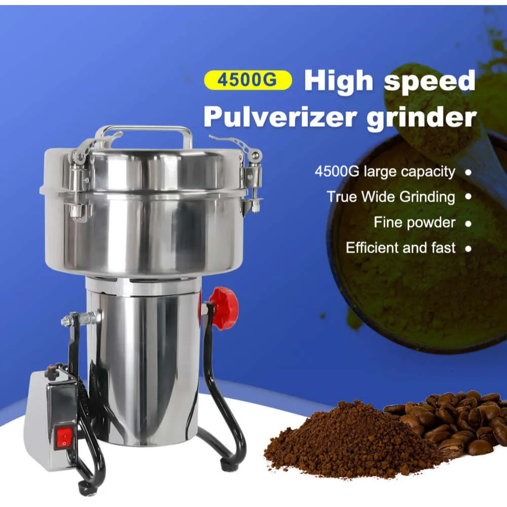 Commercial Electric Powder Grinder Machine: High-Capacity Spice & Grain ...