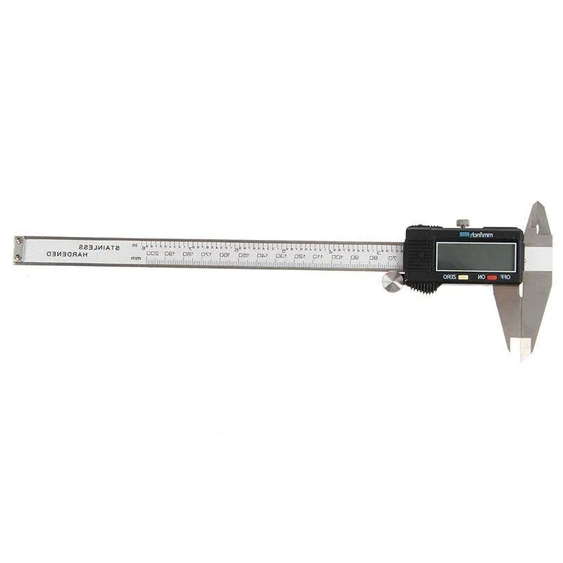 Precise 0-200mm Digital Caliper - LCD Electronic Vernier Caliper ...