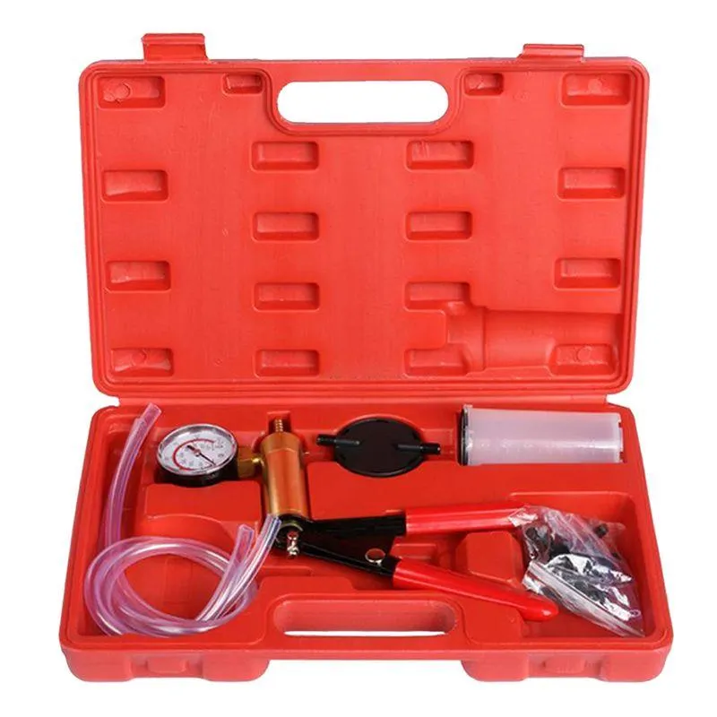 Wholesale 2 In 1 Brake Fluid Bleeder Hand Held Manual Vacuum Pump Tool ...