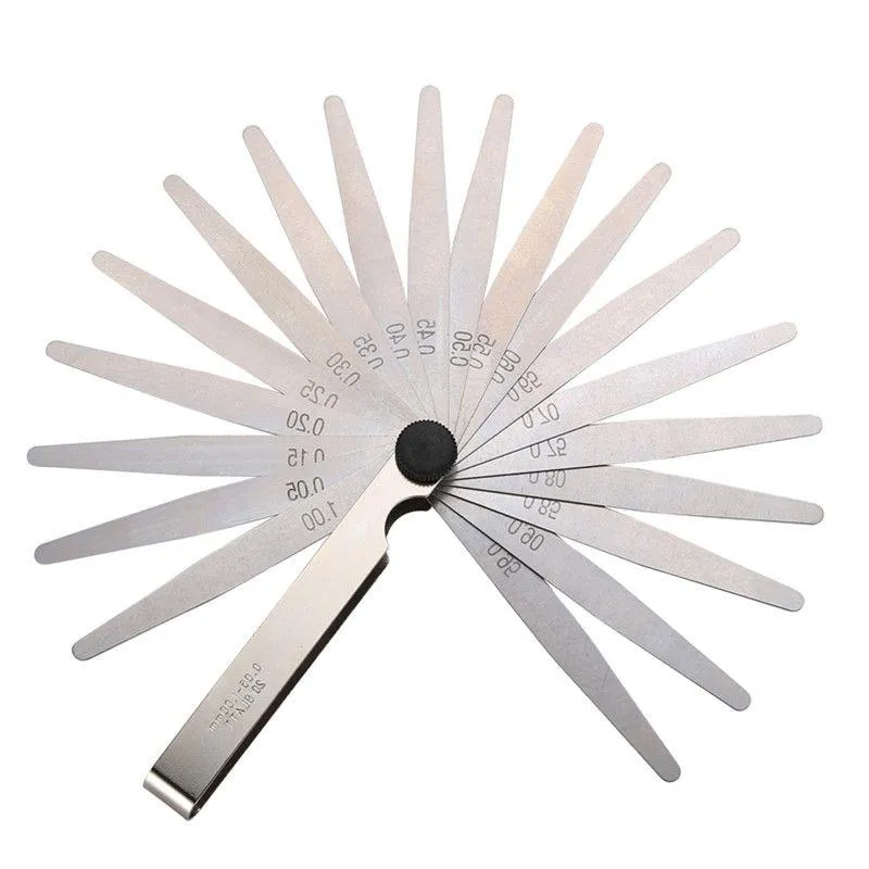 Wholesale 20 Blade 100mm Thickness Gap Filler Feeler Gauge Metric Gauge Measurement Tool With ...