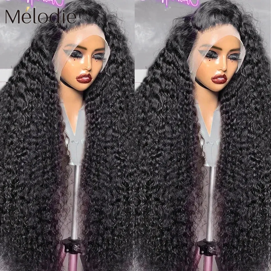 DHgate.com:Synthetic Lace Front Wigs - 40-Inch Deep Wave Curly Wig ...