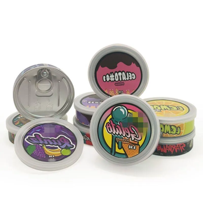 35g Universal Metal Packaging Tins - Airtight Sealing Boxes for Cookies ...