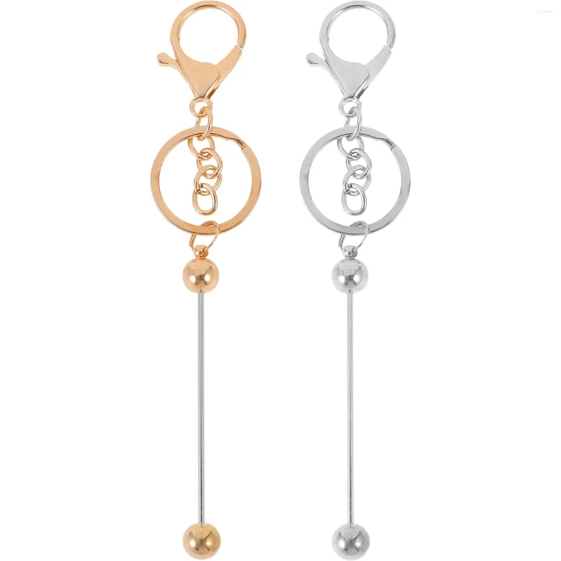 Beaded Dingle Dangle Keychain Set 2 Souvenirs, Portable Jewelry, Zinc ...