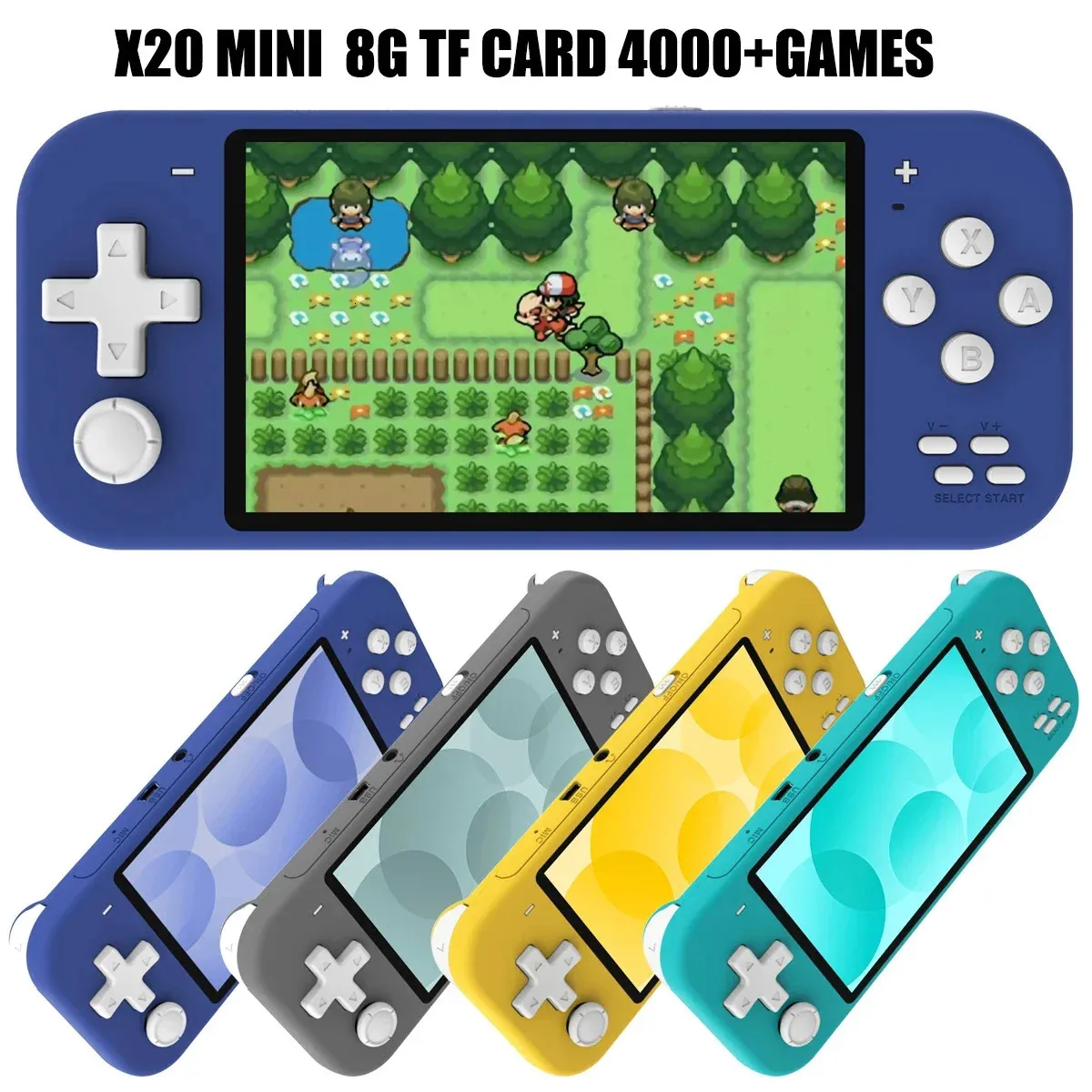 Retro Handheld Game Console: Portable Games Mini Console With 6000 ...
