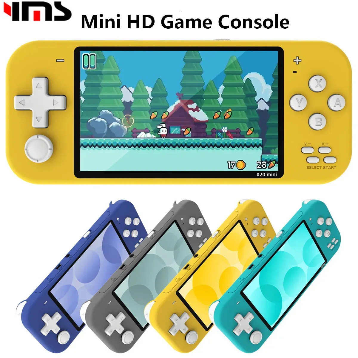 Mini Retro Credevzone Handheld Game Console With 1000 Free Games 4.3 ...
