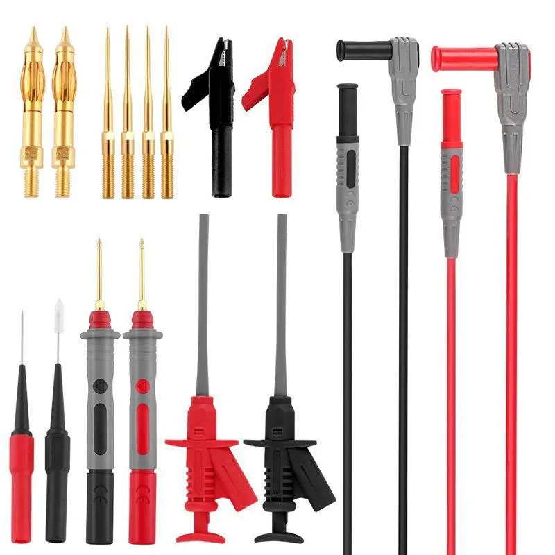 Electric Tester Pen, Pen Type Multimeter with Test Leads Alligator ...