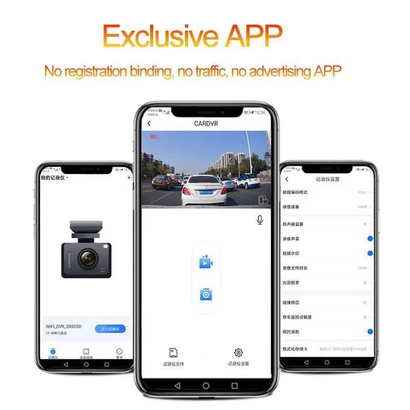 Car DVRs For Cupra Formentor 2022 2021 Front And Rear 4K Dash Cam For ...