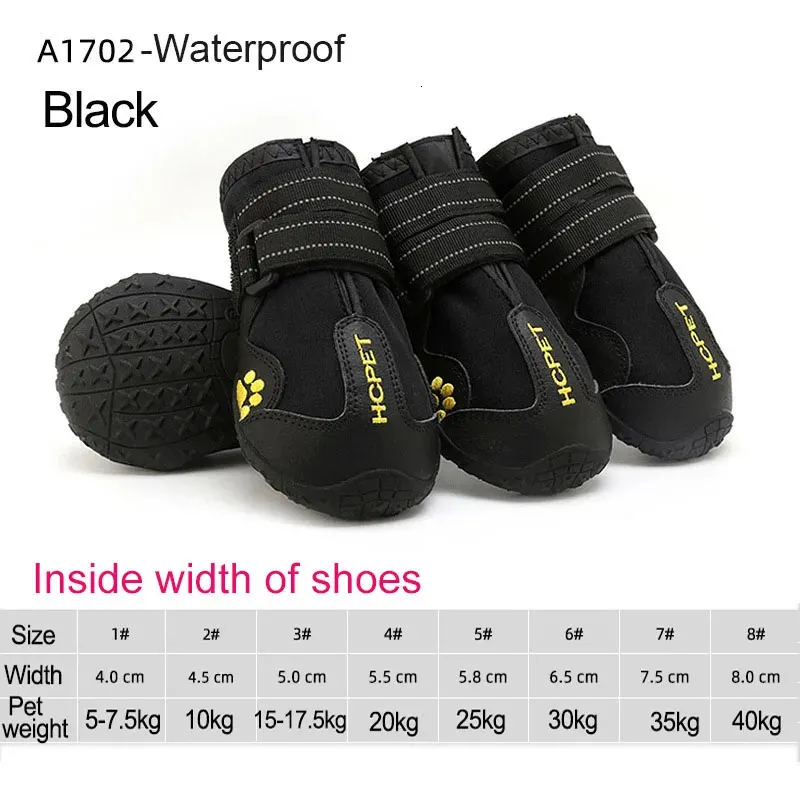 DHgate.com:Dog Boots 4-Pack: Reflective, Waterproof, & Warm Paw ...