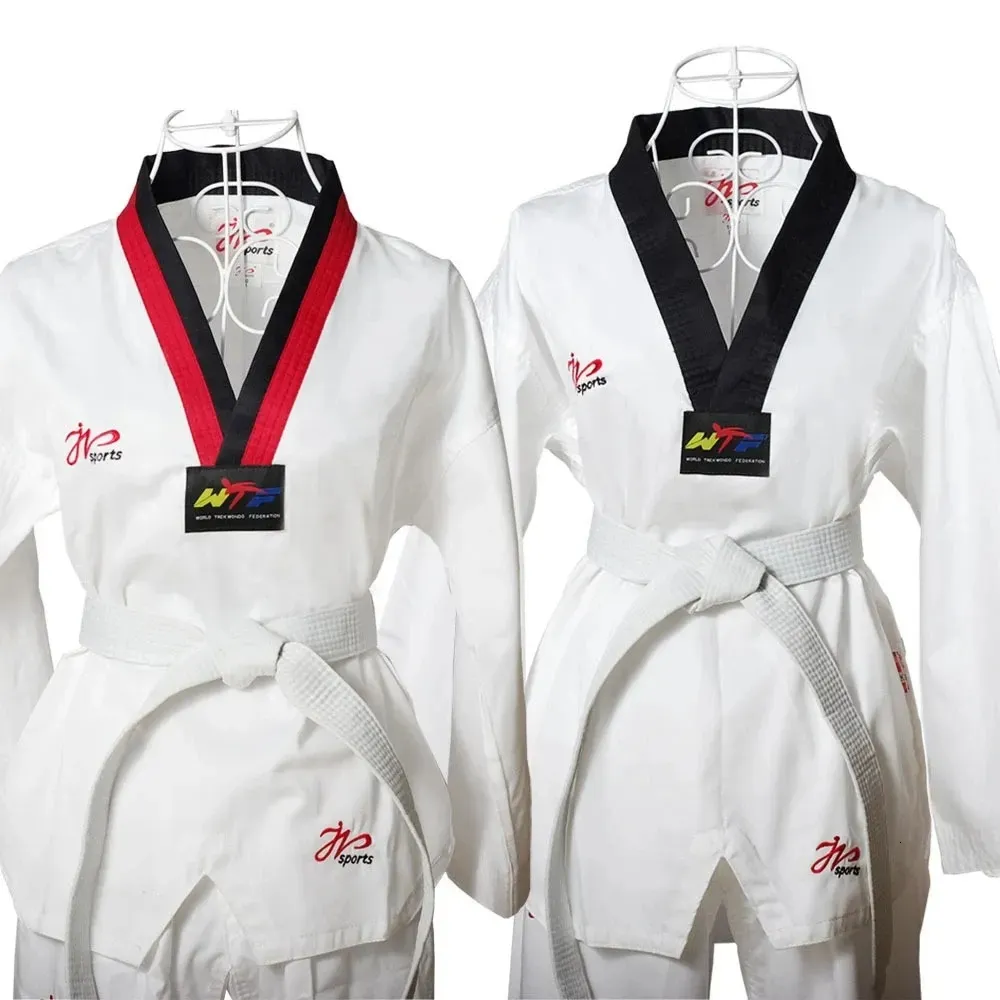 Protective Gear White Taekwondo Uniform For Competition Daily Training ...