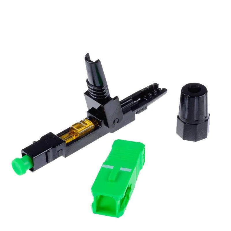 SC UPC Single Mode Fiber Optic Fast Connector APC FTTH SC Quick ...