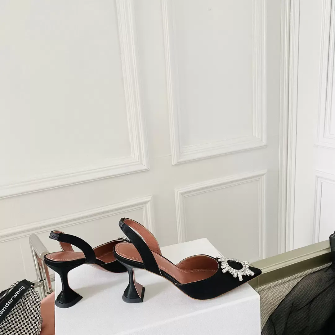 Wholesale Crystal Designer Sandals: Sequin Silk High Heels Luxury ...