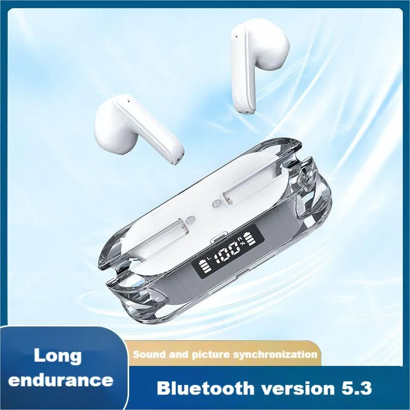 Premium TWS Bluetooth Earphones with Mirror LED Display - High Quality ...