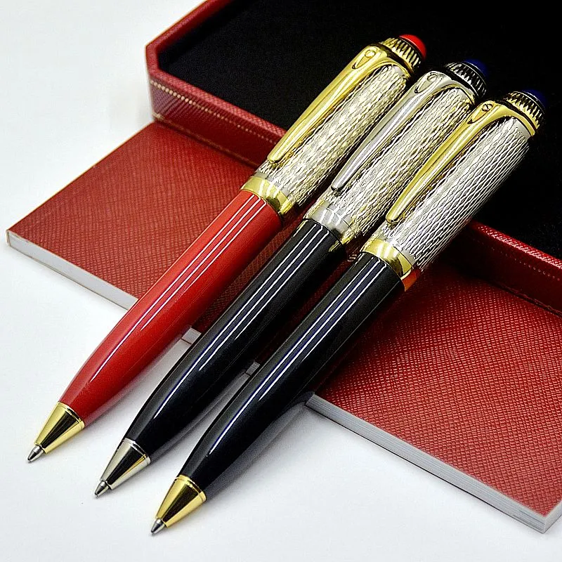 Executive Black Ballpoint Pen Set - Smooth Writing Office Pen, Silver ...