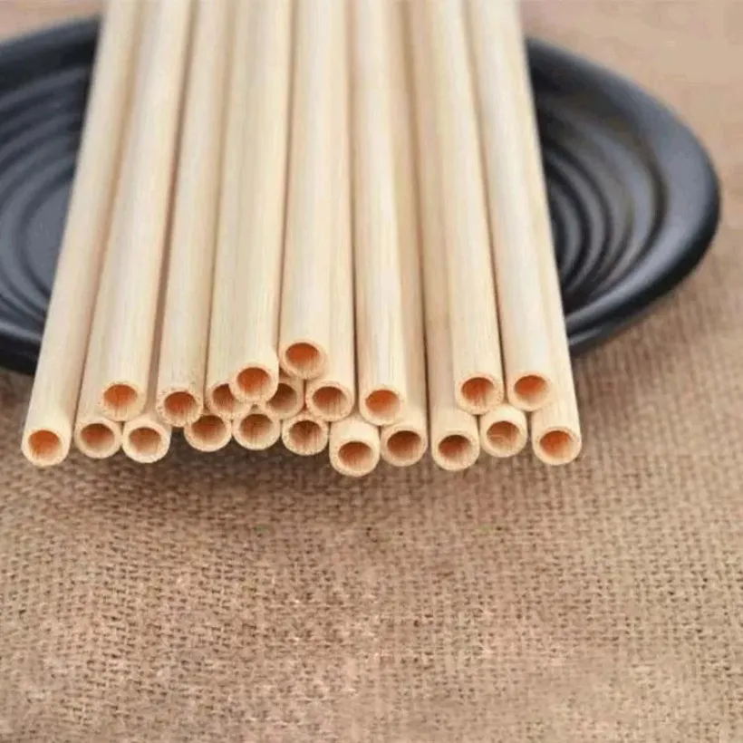 DHgate.com:20cm Natural Bamboo Straws, Reusable Wooden Drinking Straws ...