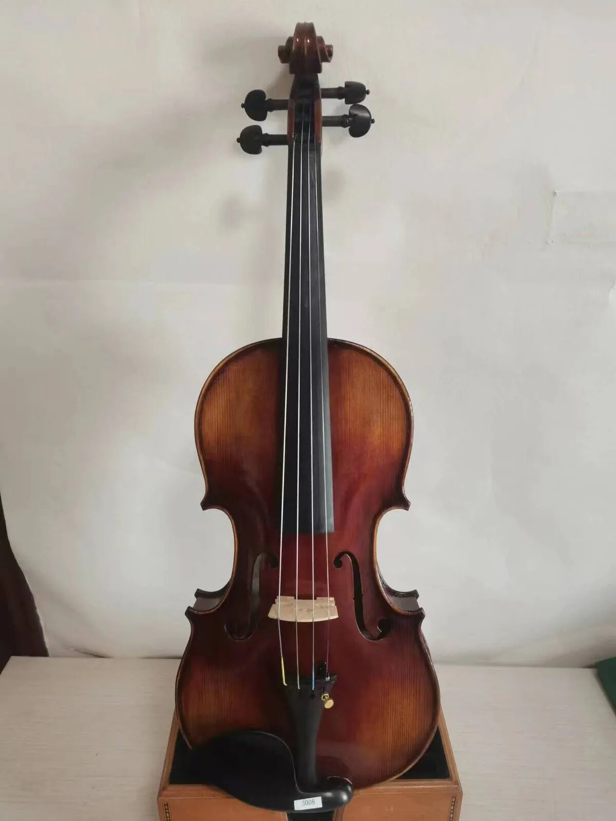 DHgate.com:Handmade Flamed Maple Back Spruce Top 4/4 Violin Stradi ...