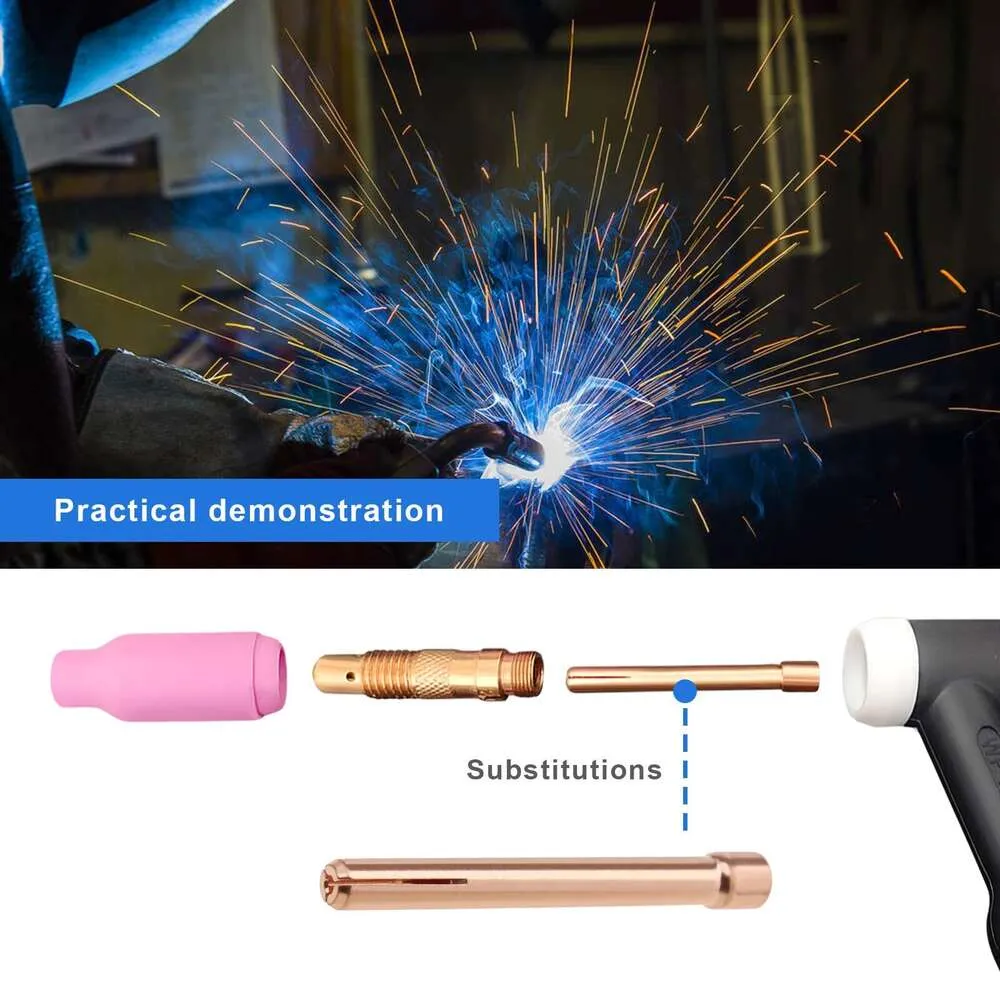 Tig Welding Accessories TIG WELDING COLLECT TUNGSTEN / TIG COLLET TIPS ...
