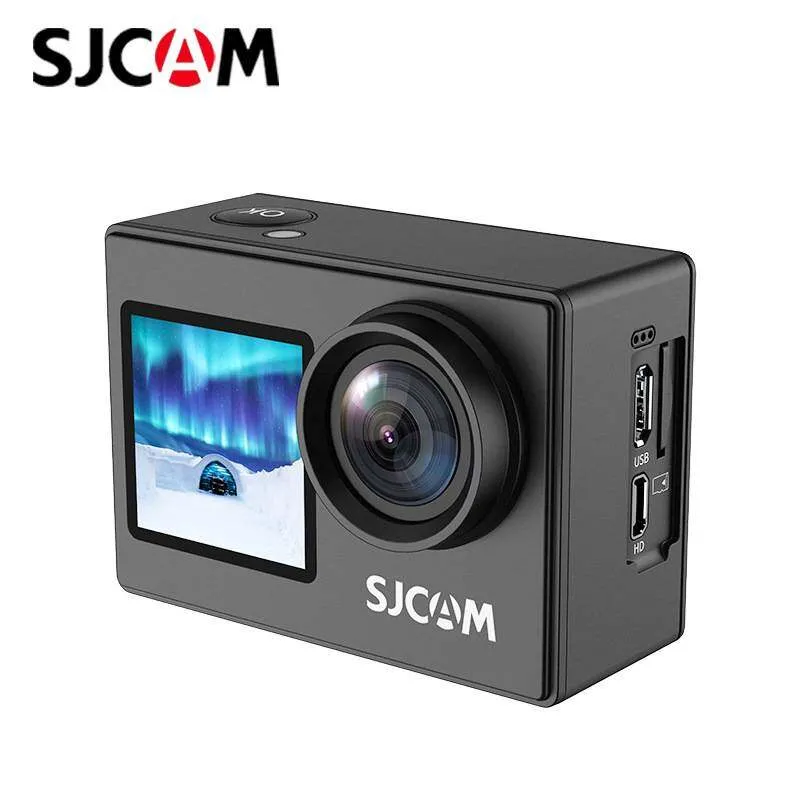 4K Ultra HD Action Camera With Dual Screen, Waterproof Sports Video Cam ...