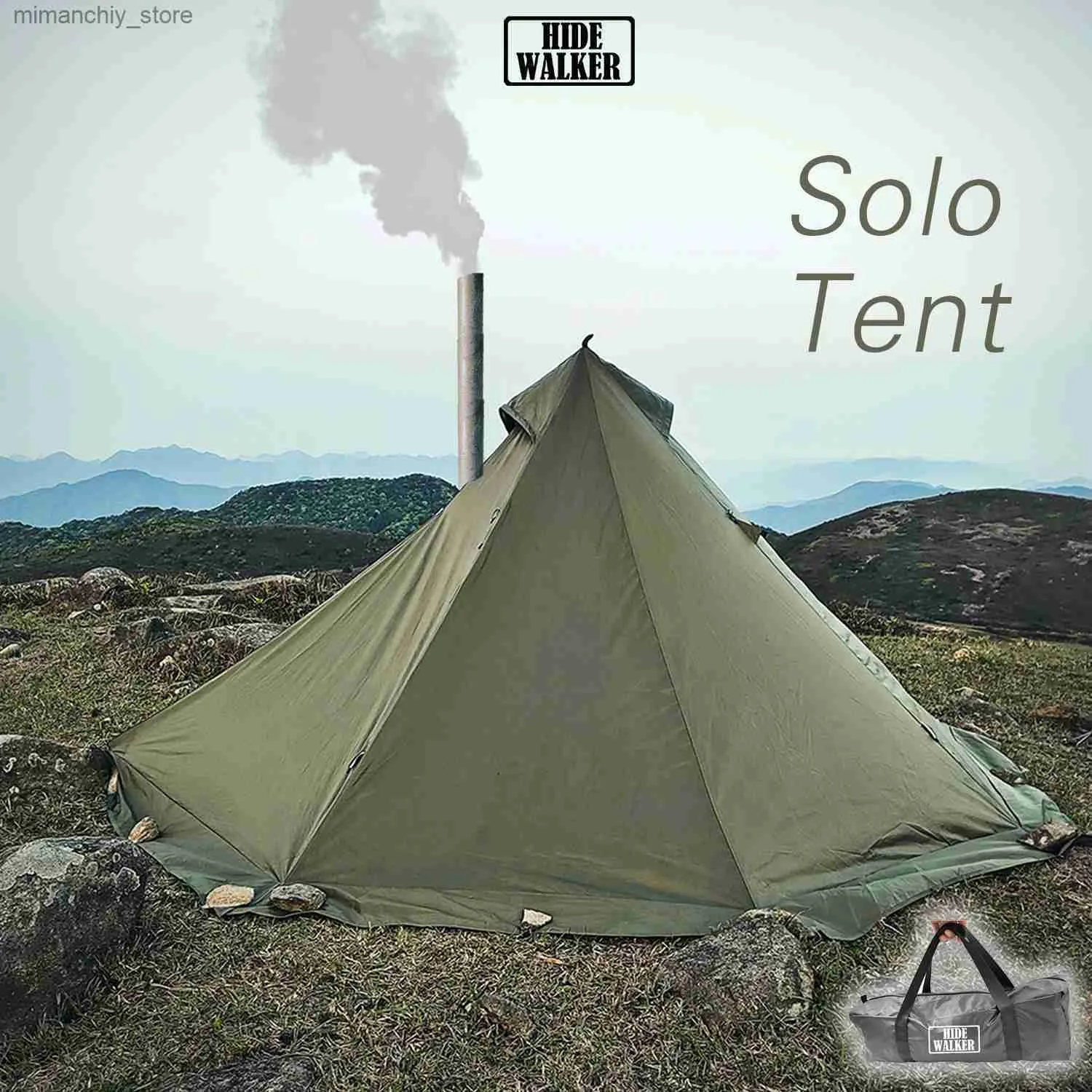 DHgate.com:Pyramid Tent - Fireproof, Lightweight Solo Hot Tent for ...
