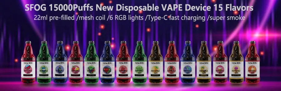 SFOG Innovative Puff 15000 Vapes Disposable Puff 15k Vaper E Cigarette ...