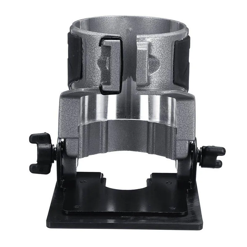 Adjustable Woodworking Trimmer Base Shield, 89x89mm Wood Trim Router ...