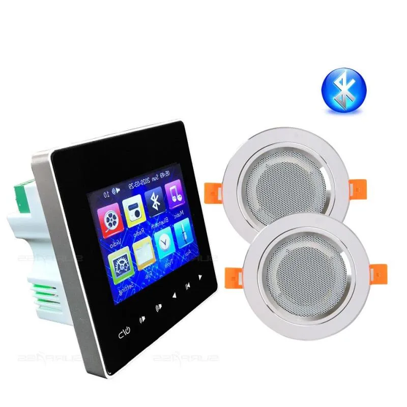 Etjc Home Background Music System In Wall Amplifier With 3 In Ceiling ...