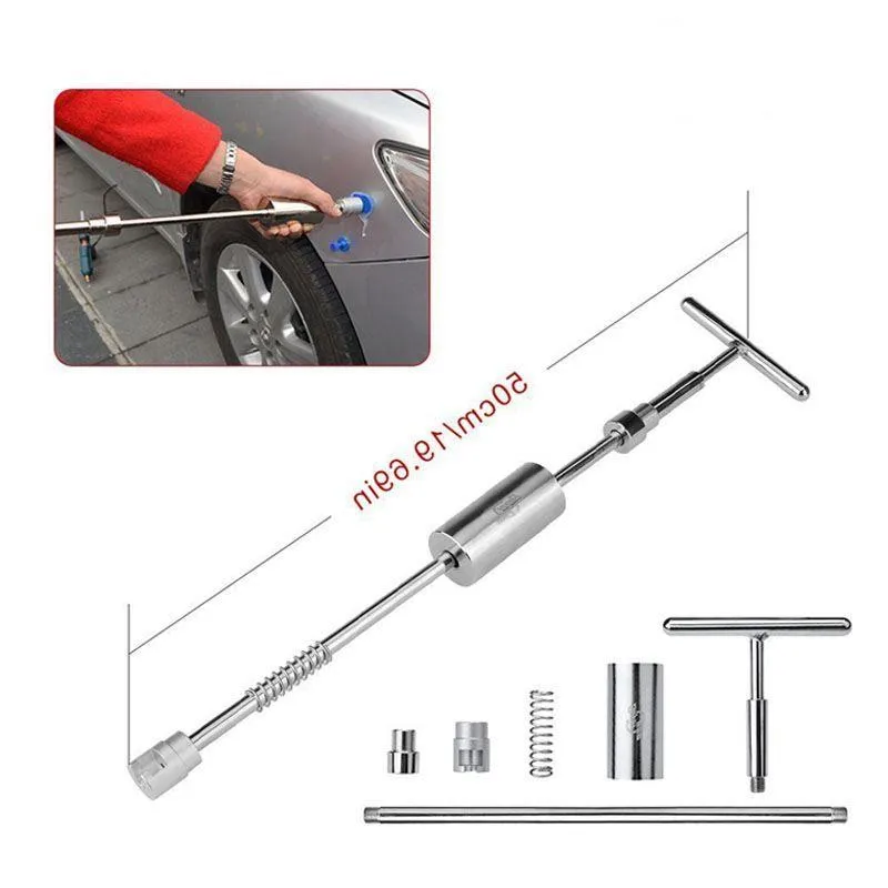 Professional Paintless Dent Puller Kit - PDR Tools for Car Body Hail ...