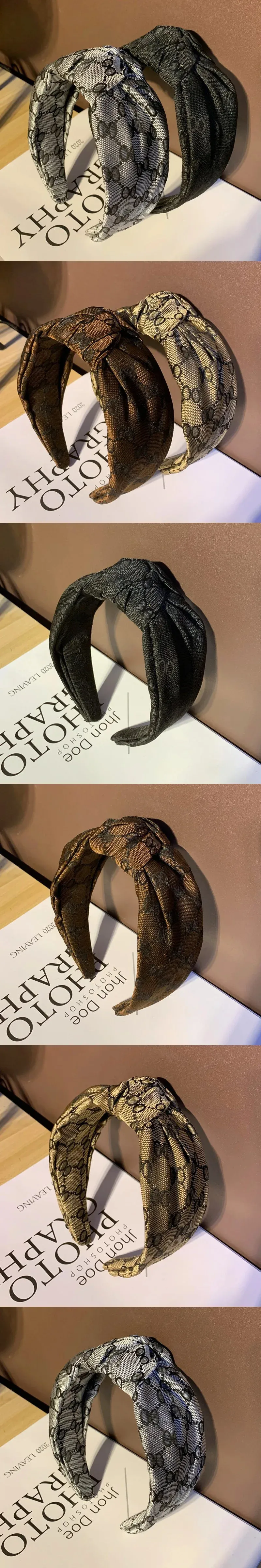 DHgate.com:Product Type - Retro Printed Knotted Satin Headband for ...