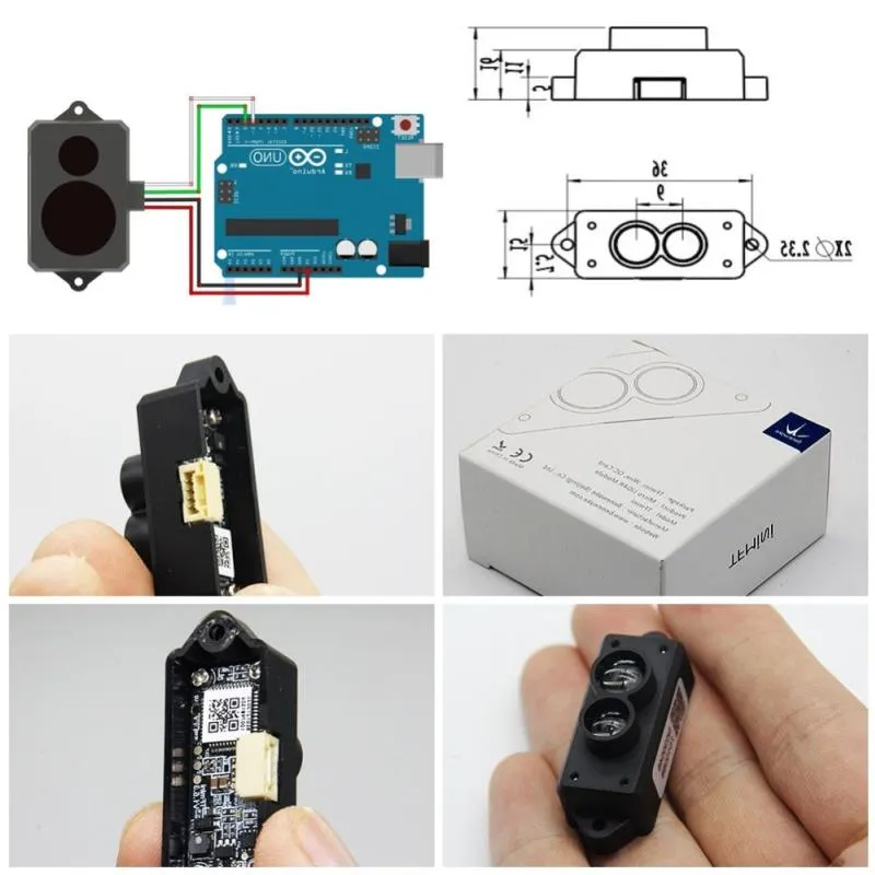 2024TFmini S Lidar Range Finder Sensor Module, 01 12m Ranging For ...