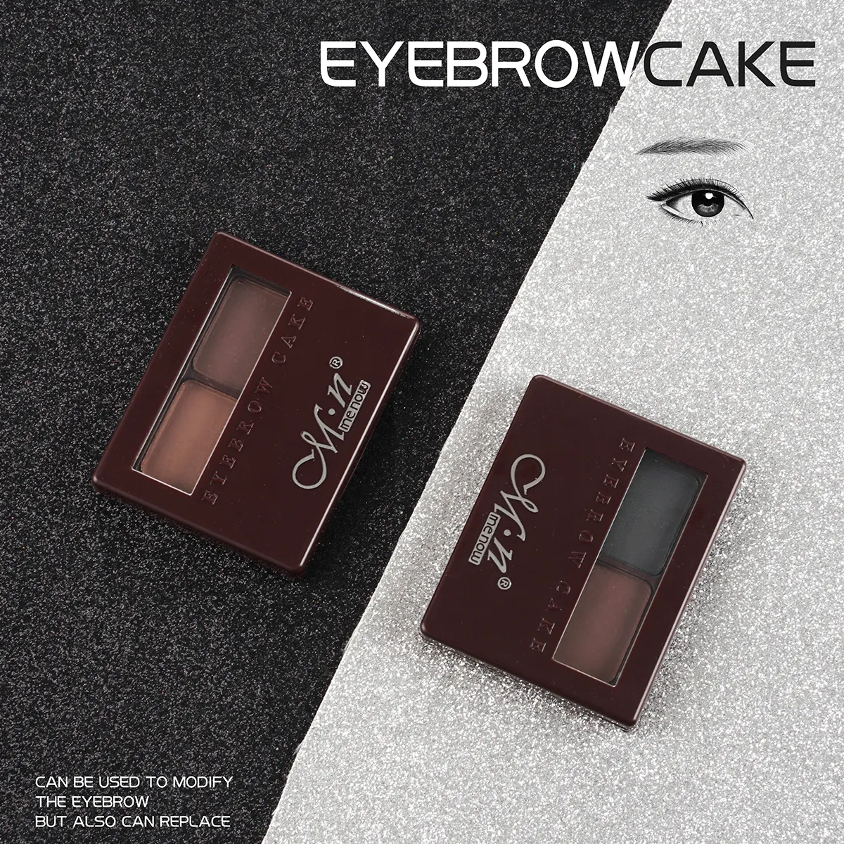DHgate.com:Menow E12002 Splendid Two-Tone Brow Powder Compact with ...
