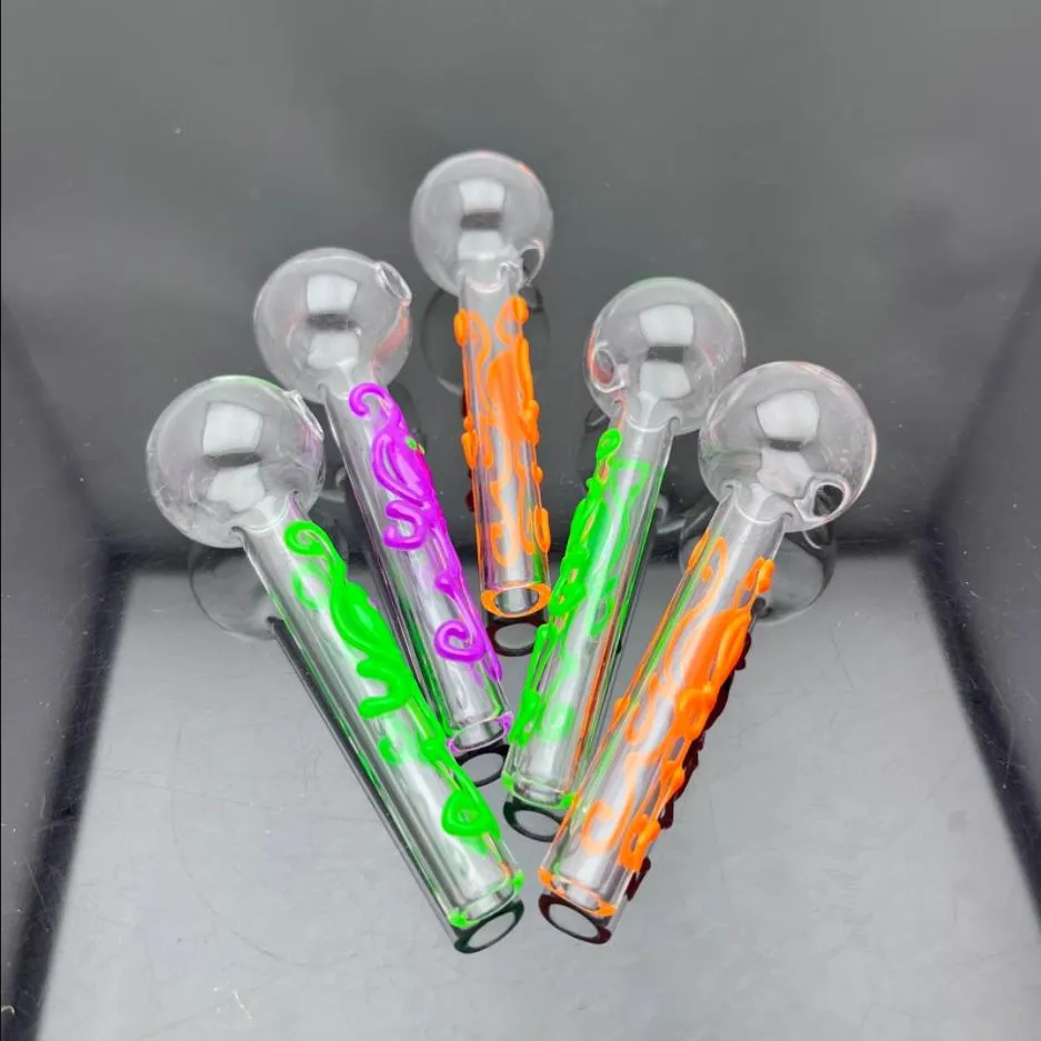 Smoking Pipe Mini Hookah Glass Bongs Colorful Metal Shape Nightlight ...