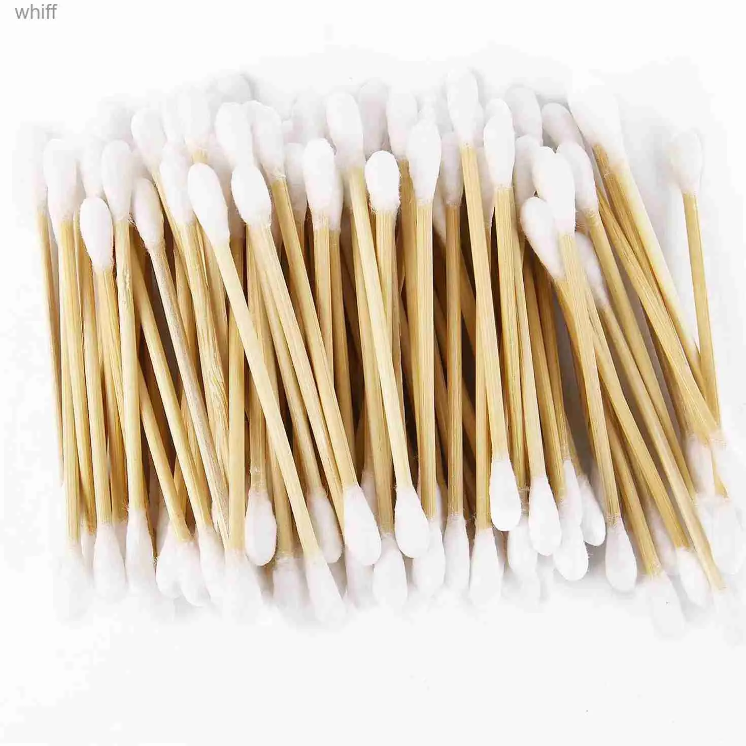Double-Sided Cotton Swabs: Wood Stick Eyeshadow Lip Makeup Buds for ...