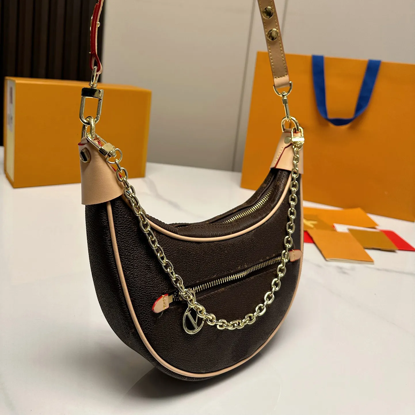 Loop Pea Bag Handbag Luxury Designer Shoulder Bags Crescent Shoulder ...