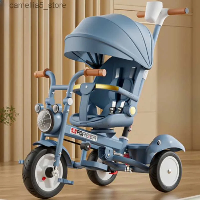 Multifunctional Reclining Tricycle For Kids Foldable And Portable ...