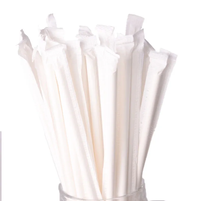 Paper Straws Wholesale Individually Wrapped, Solid Colors Black, Brown ...