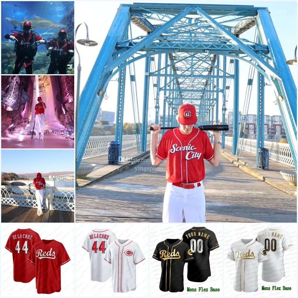 Cincinnati Scenic City 2023 City Connect Baseball Jersey 44 Elly De La ...