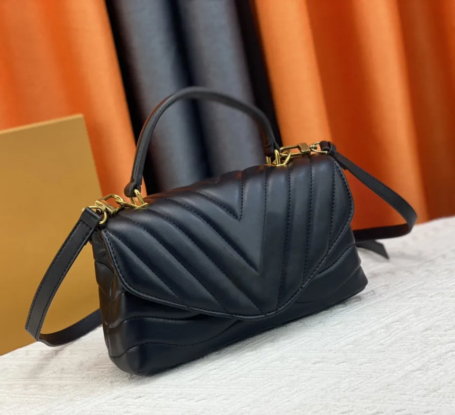 Luxury Leather Tote Bag With Flower Letters Designer Handbag For Women ...