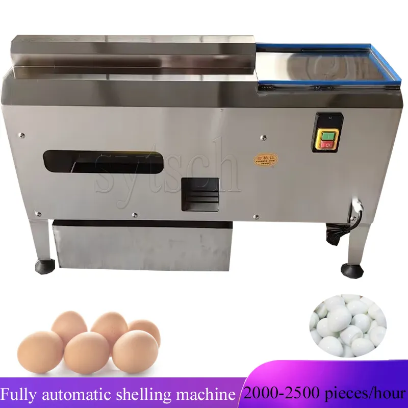 Egg Peeler Machine, Fully Automatic Boiled Egg Shell Remover Equipment ...