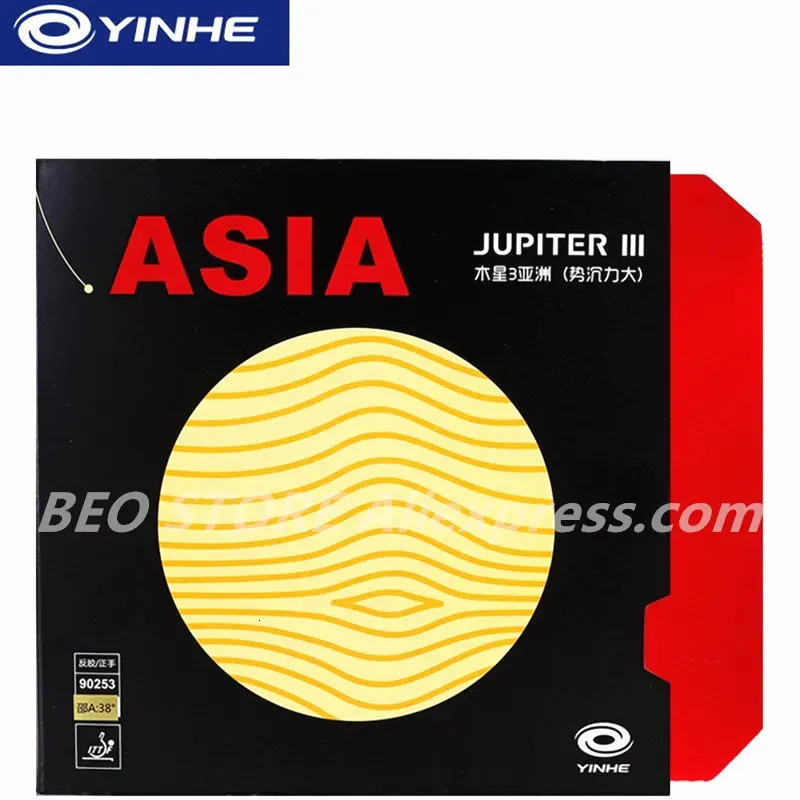 Ping Pong Rubber YINHE JUPITER 3: Sticky Attack Loop Forehand Galaxy ...