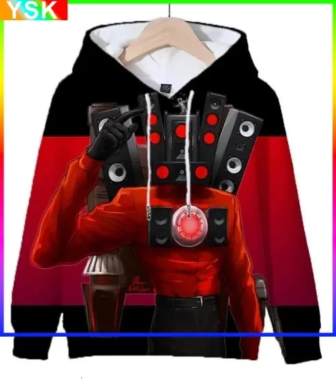 Pullover Skibidi Toilet Game Peripheral Spoof Children Adult Casual ...