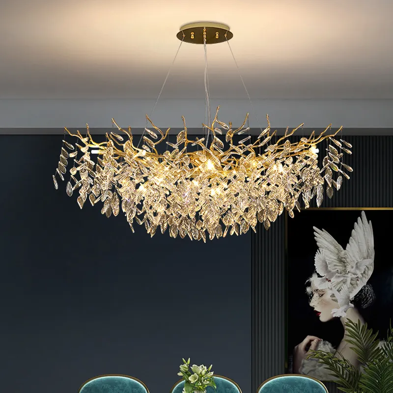 Luxury French Crystal Chandelier For Modern Home Decoration Villa ...