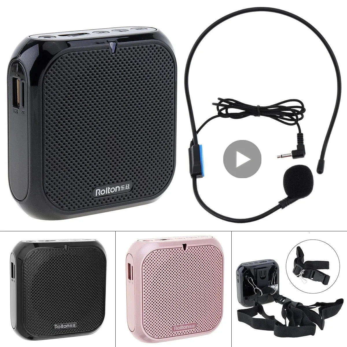 Headworn Microphone Voice Amplifier Mini Wired... From Jiao10, $10.89 ...