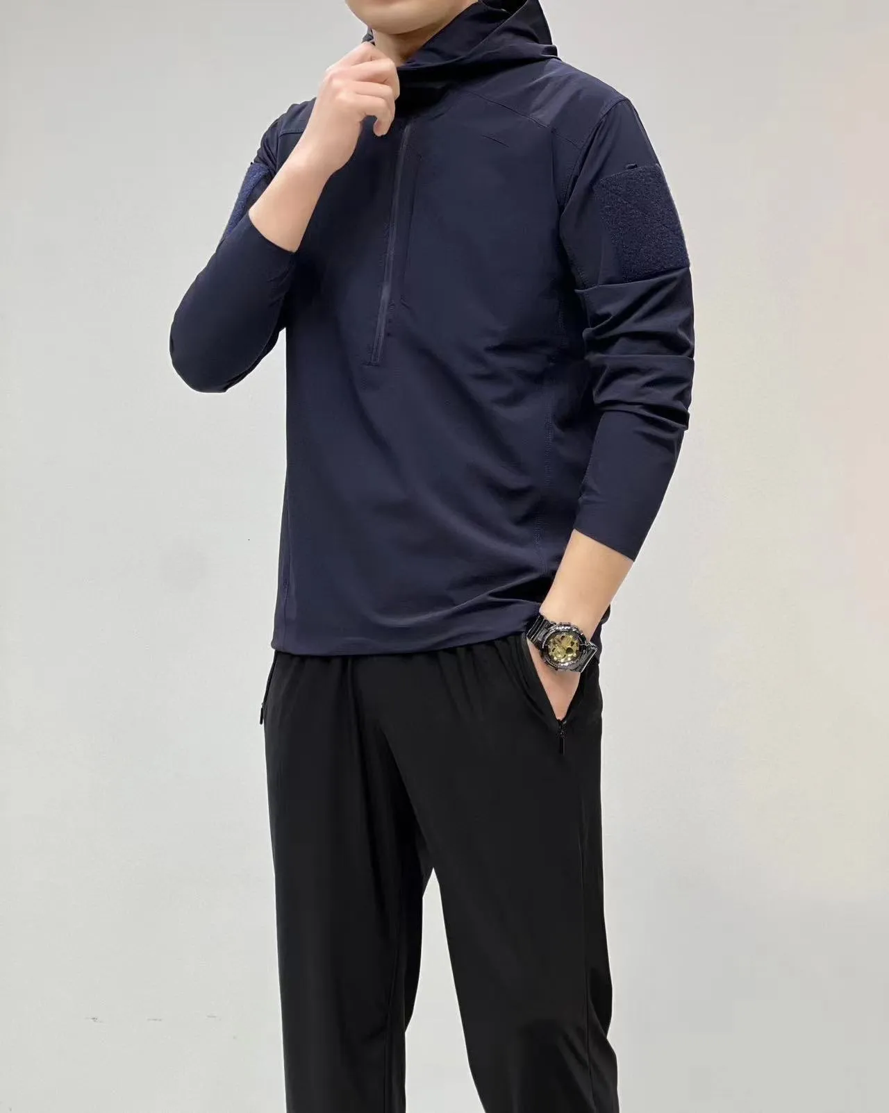 Men's Spring and Autumn Gamma SL Anorak IFF Leaf Half Zip Quick-Dry ...