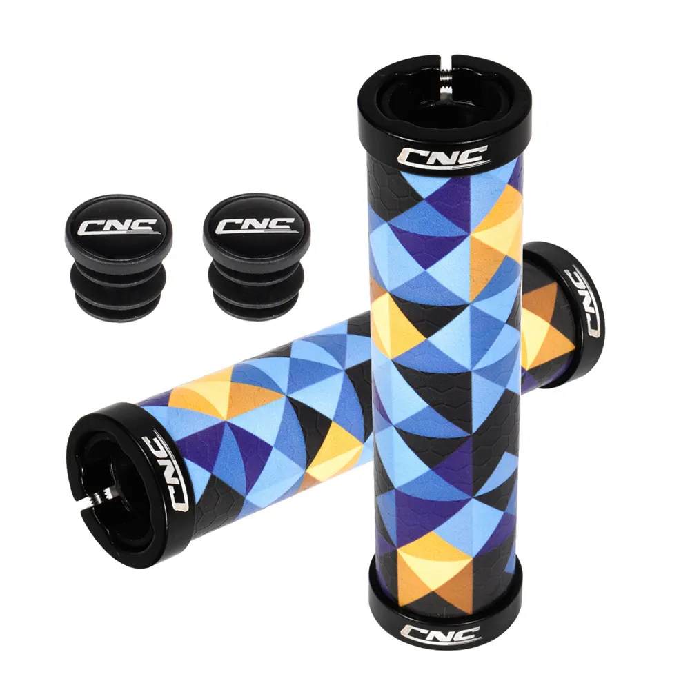 CNC MTB Bike Grips Silicone Handlebar Covers With Hand Cuffs, Custom ...