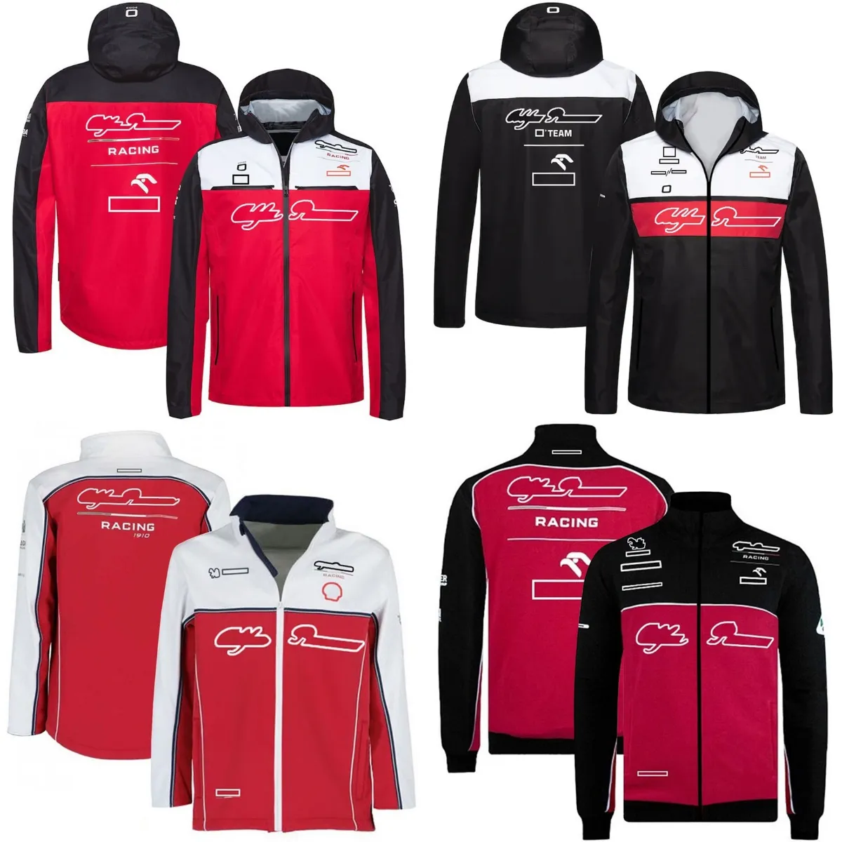 Warm Windproof Hoodie Jacket For Motorsports, Racing, And F1 Fans ...