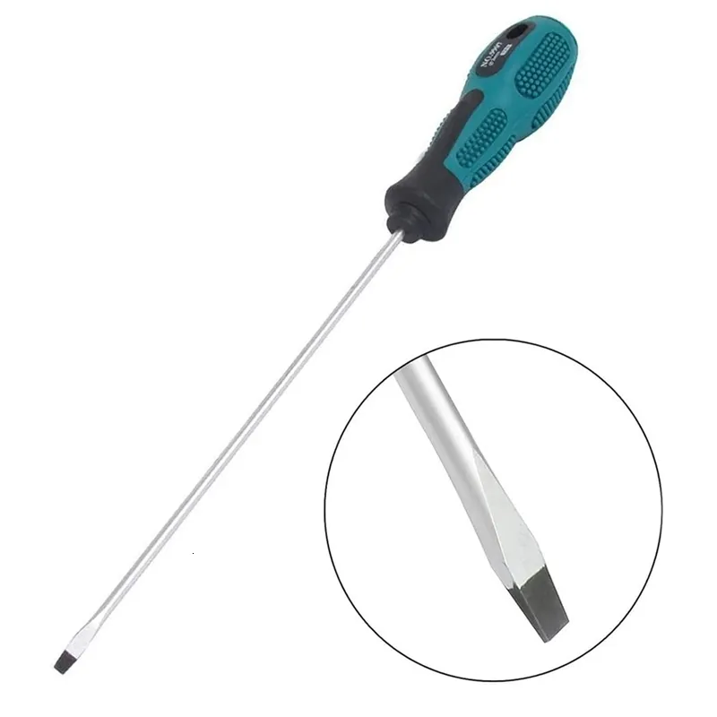 Screwdriver Set 2 Pack 12 Inches Long Slotted and Phillips Magnetic ...